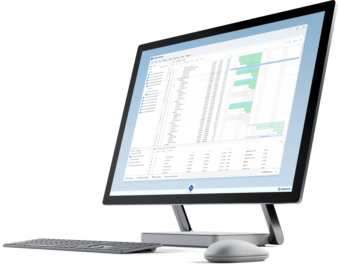 Grasp the progress - COMAN Software