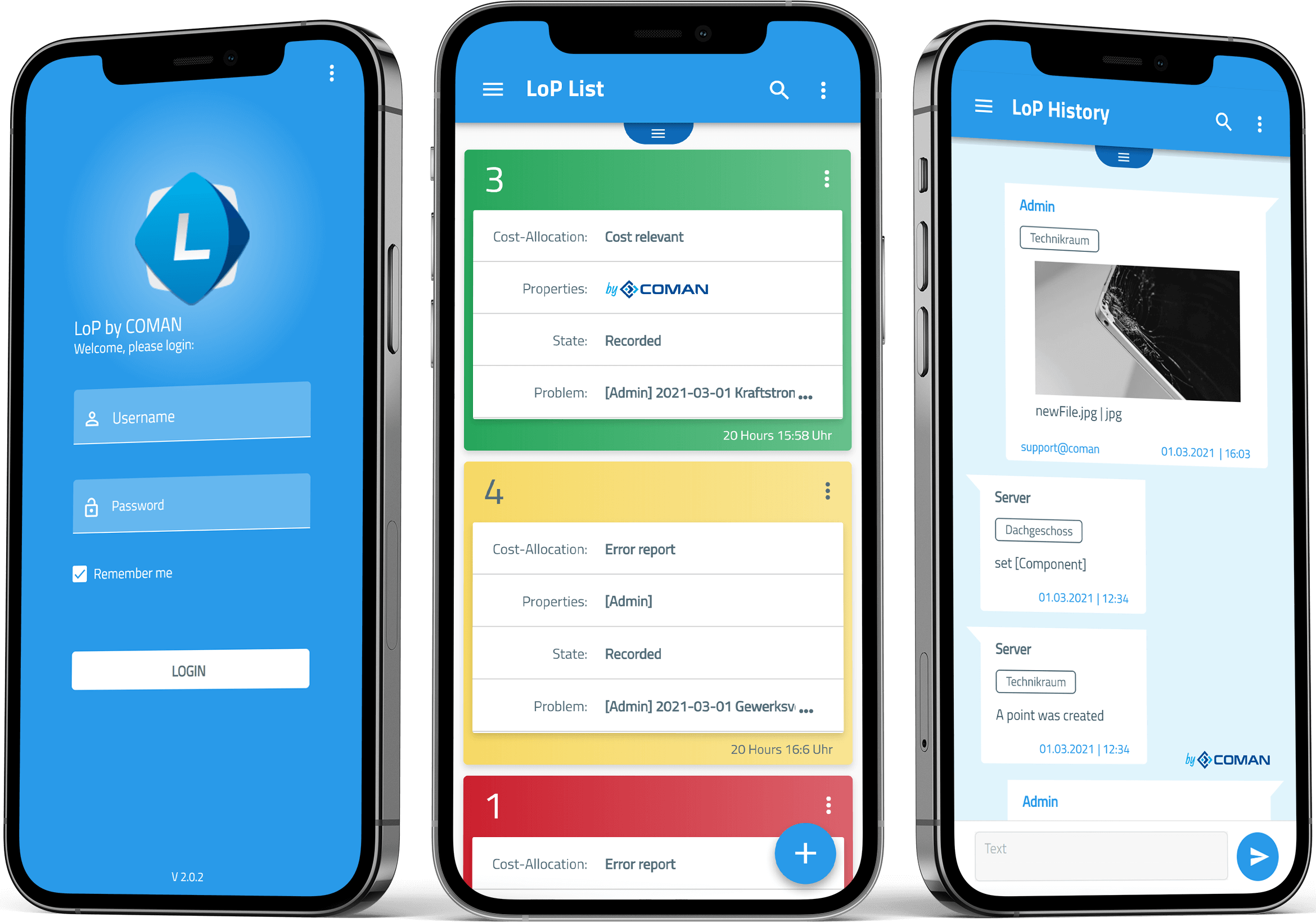 Grasp the progress - COMAN Software