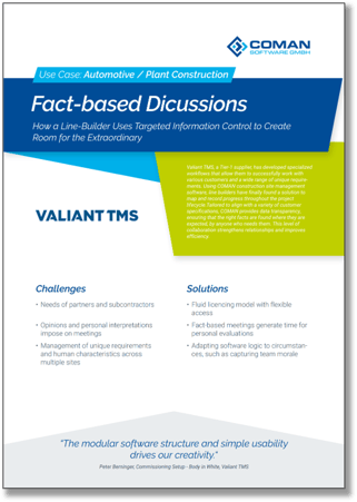 Valiant TMS - the second success story